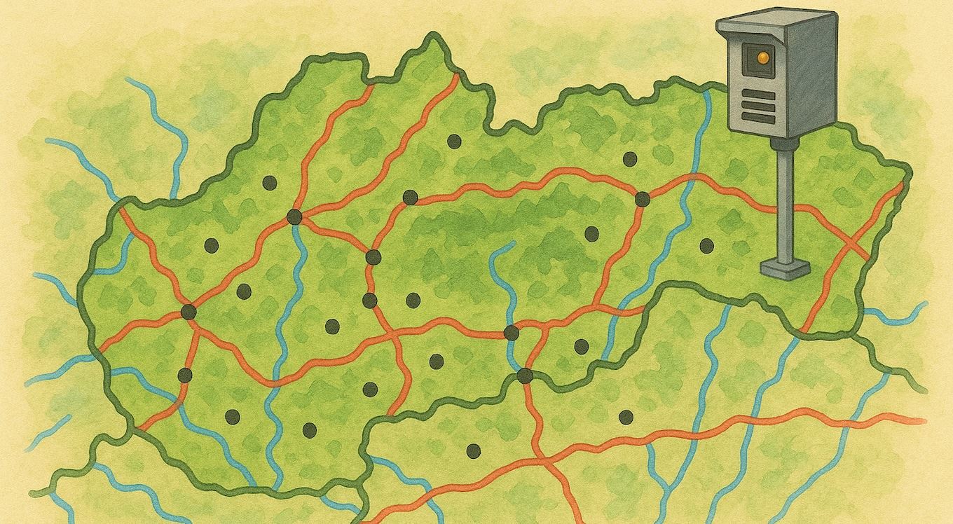 Nové radary na meranie rýchlosti 2026 – mapa a lokality | Peniaze.sk